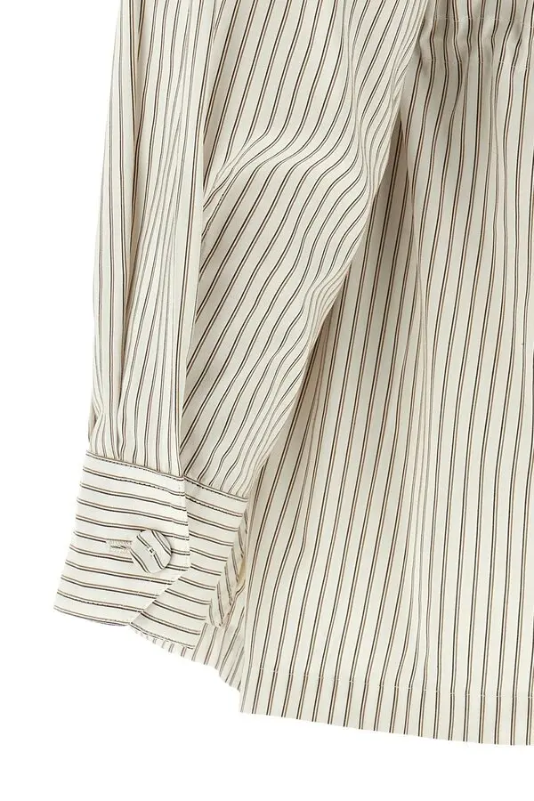 Fendi Striped Cotton Silk Blouson