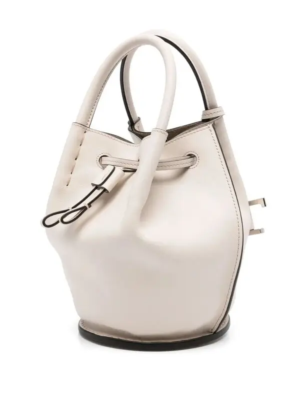 TOD'S Logo-charm Leather Mini Bucket Bag - Multicolor