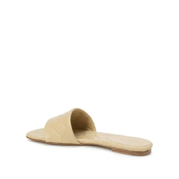 Bottega Veneta Amy Leather Sandals - Cream