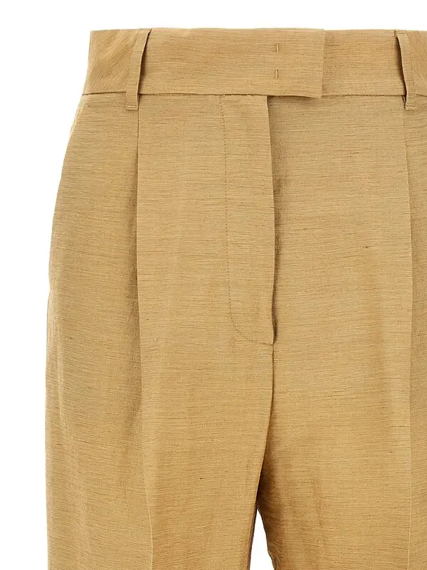 Max Mara Efedra Straight Leg Pants - Cream