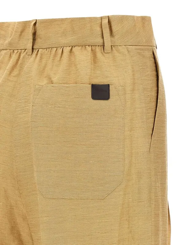 Max Mara Efedra Straight Leg Pants - Cream