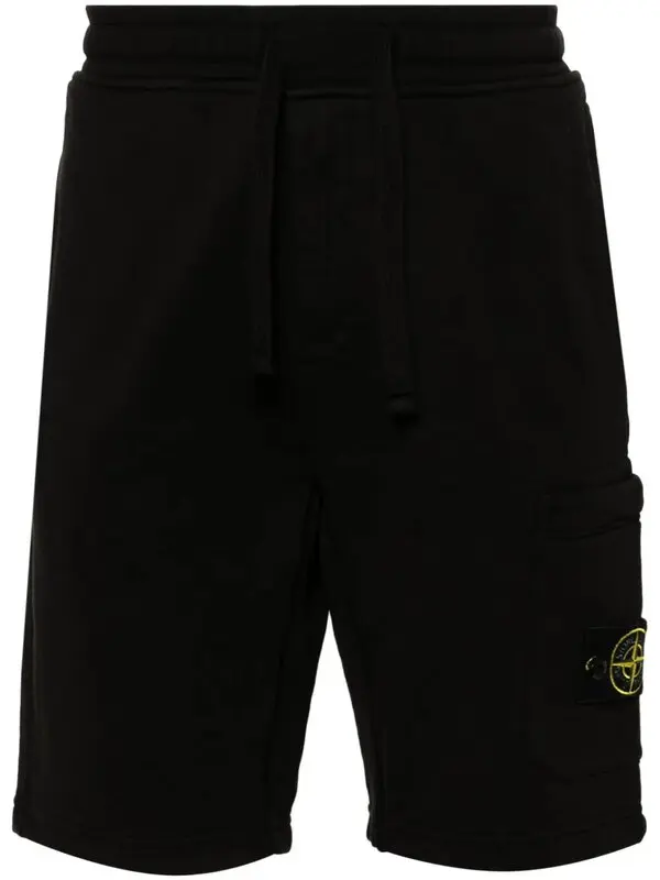 Stone Island Cargo Shorts With Drawstring Waist