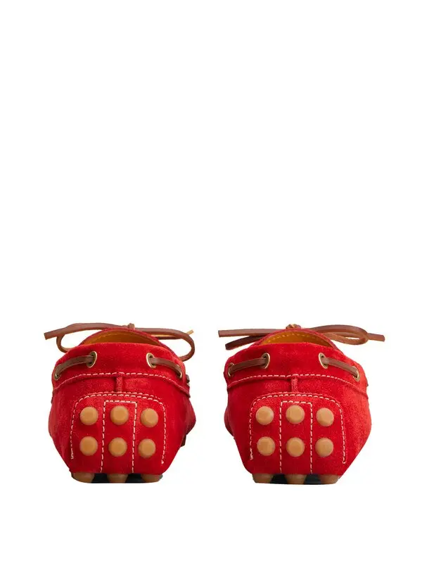 TOD'S Gommino Bubble Suede Loafers