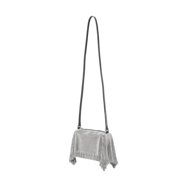 Alexander Wang Divina Pouch With Crystals - Silver
