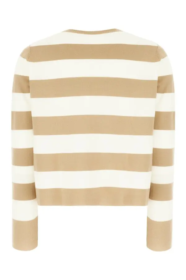 Max Mara Striped Knitwear With "1951" Appliqu - Multicolor