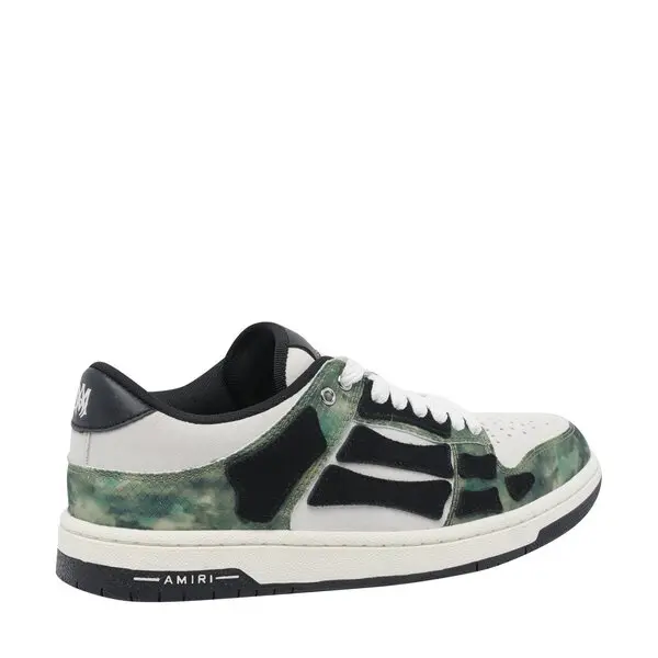 Amiri Camouflage Skeleton Low Top Sneakers