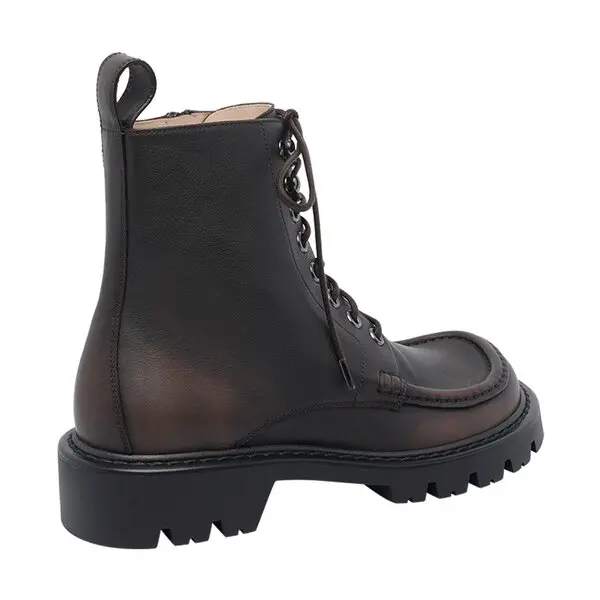 Loewe Sierra Combat Ankle Boots - Brown