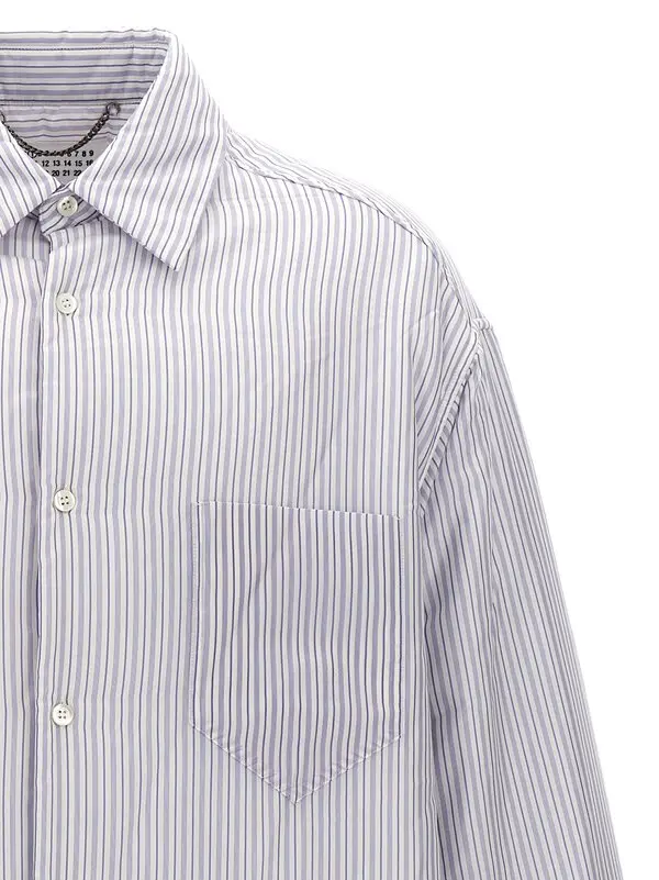 MAISON MARGIELA Striped Shirt Jacket