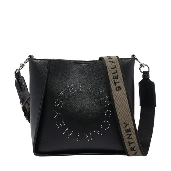Stella McCartney Logo Crossbody Bag - Black