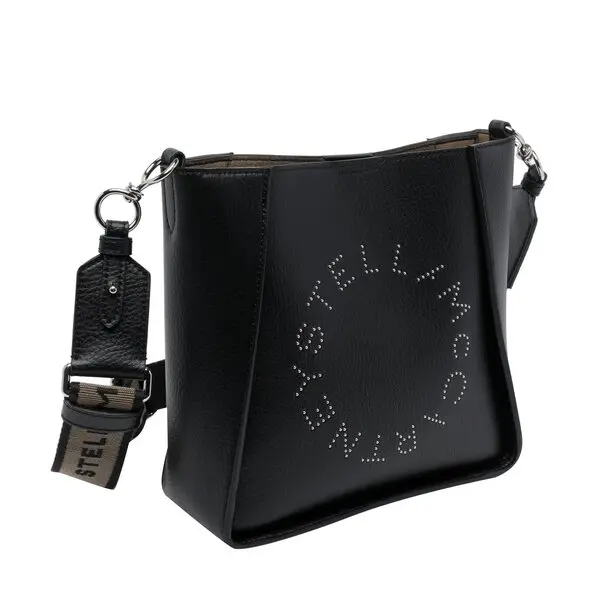 Stella McCartney Logo Crossbody Bag - Black