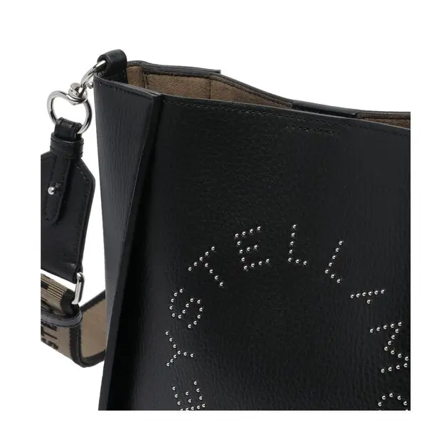 Stella McCartney Logo Crossbody Bag - Black