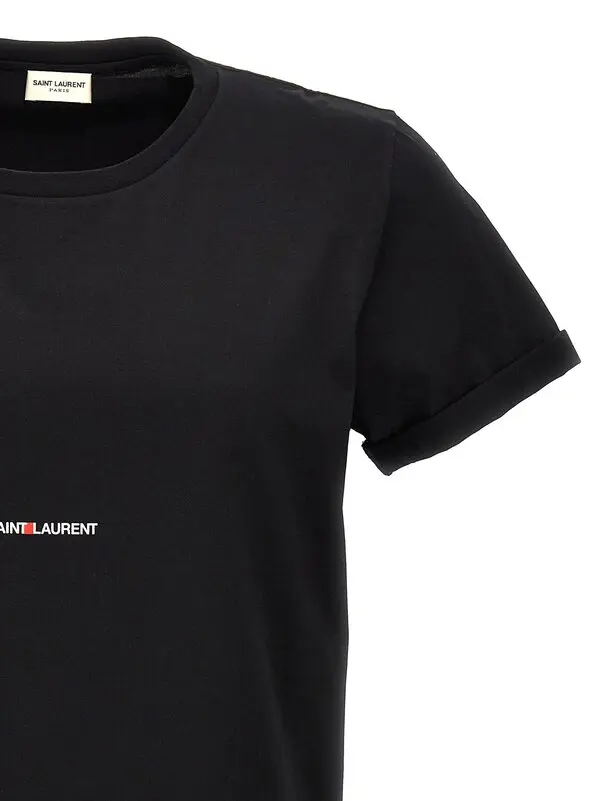 Saint Laurent Rive Gauche' T-shirt - Black