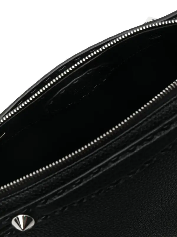 Fendi Selleria Medium Top Handle Bag - Black