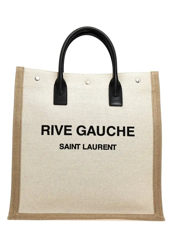 Saint Laurent Rive Gauche North/south Shopping Bag - Multicolor