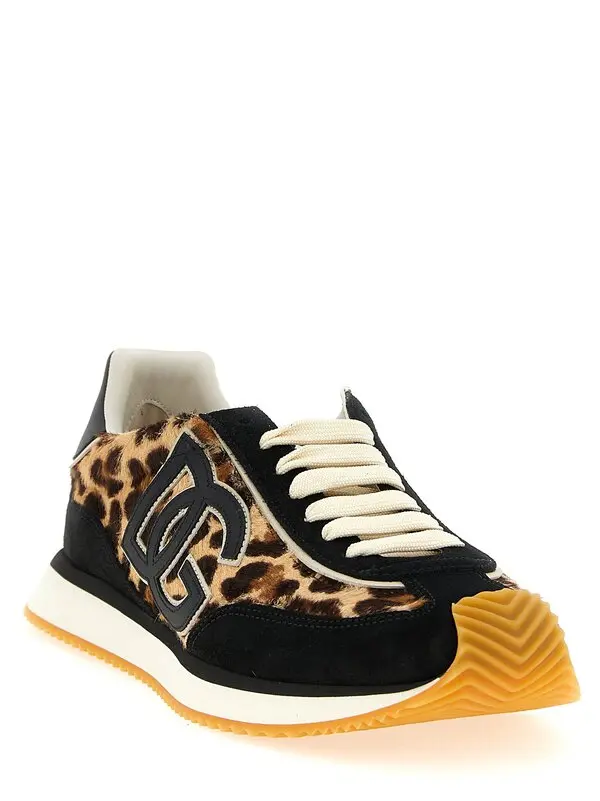 Dolce & Gabbana Dg Cushion Leopard Print Sneakers