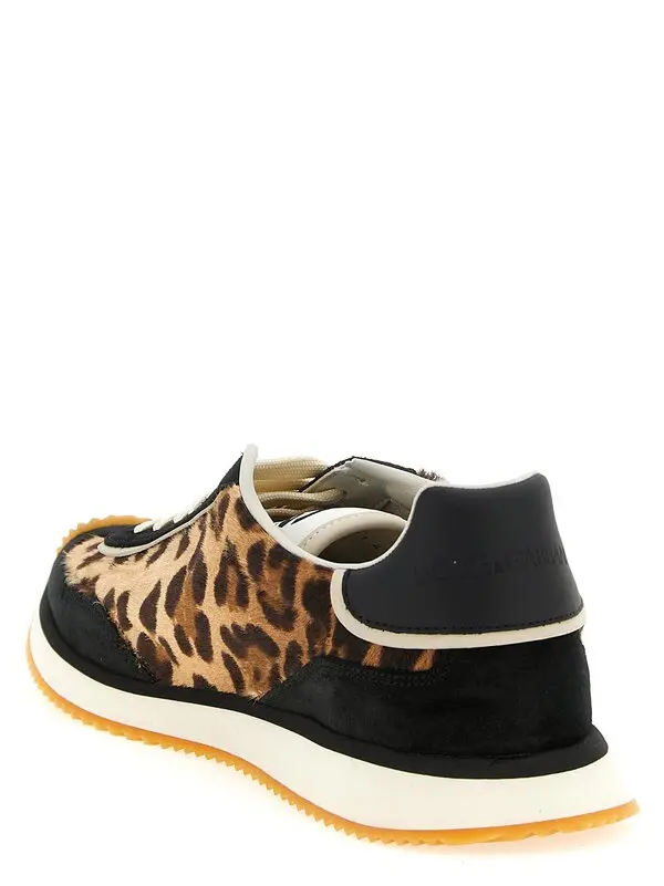 Dolce & Gabbana Dg Cushion Leopard Print Sneakers