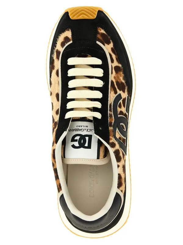 Dolce & Gabbana Dg Cushion Leopard Print Sneakers