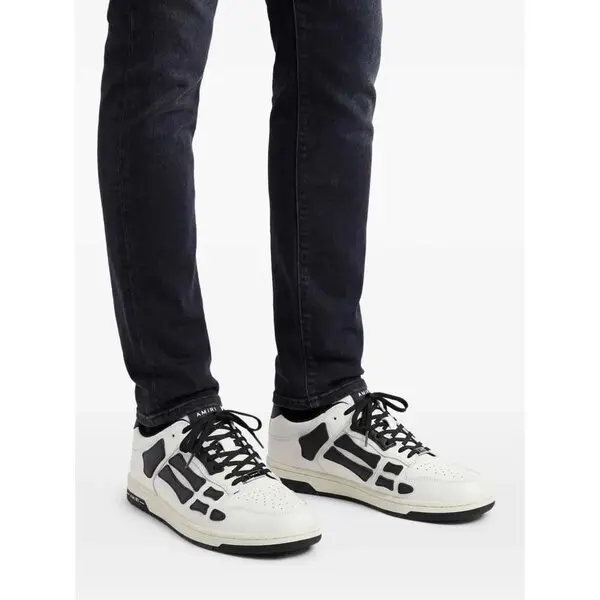 Amiri Panelled Lace-up Sneakers