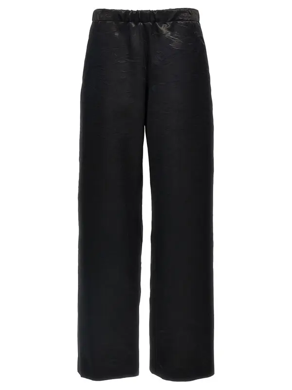 Givenchy Shiny Fabric Trousers - Black