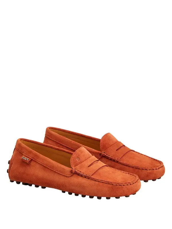 TOD'S Suede Gommino Driving Shoes - Multicolor