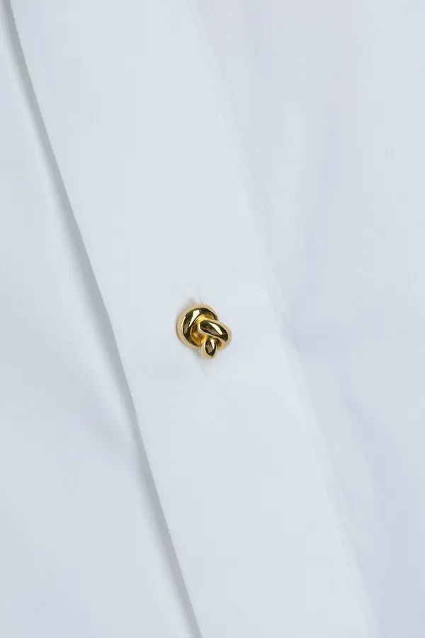 Bottega Veneta Classic Collar Shirt With Knot Detailing