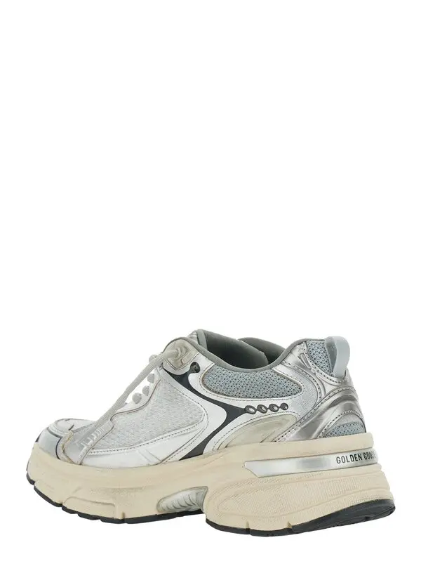 GOLDEN GOOSE Lightstar Low Top Sneakers With Star Patch - Multicolor