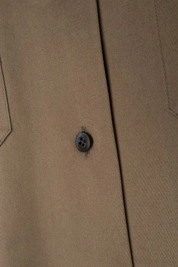 Prada Long Sleeve Button-up Shirt With Classic Collar And Pockets - Multicolor