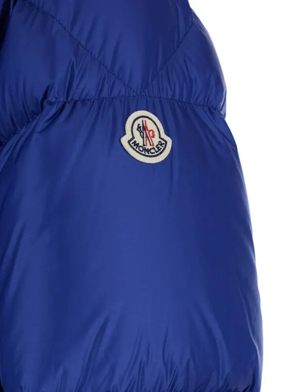 Moncler Rivau Down Jacket With Hood - Multicolor