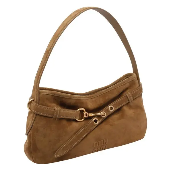 Miu Miu Suede Shoulder Bag