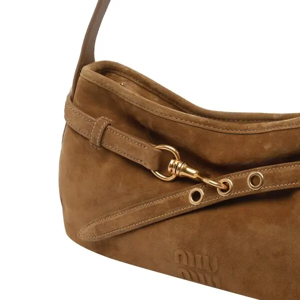 Miu Miu Suede Shoulder Bag
