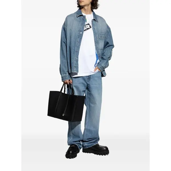 Jacquemus Cotton Loose-fit Straight Leg Jeans - Blue