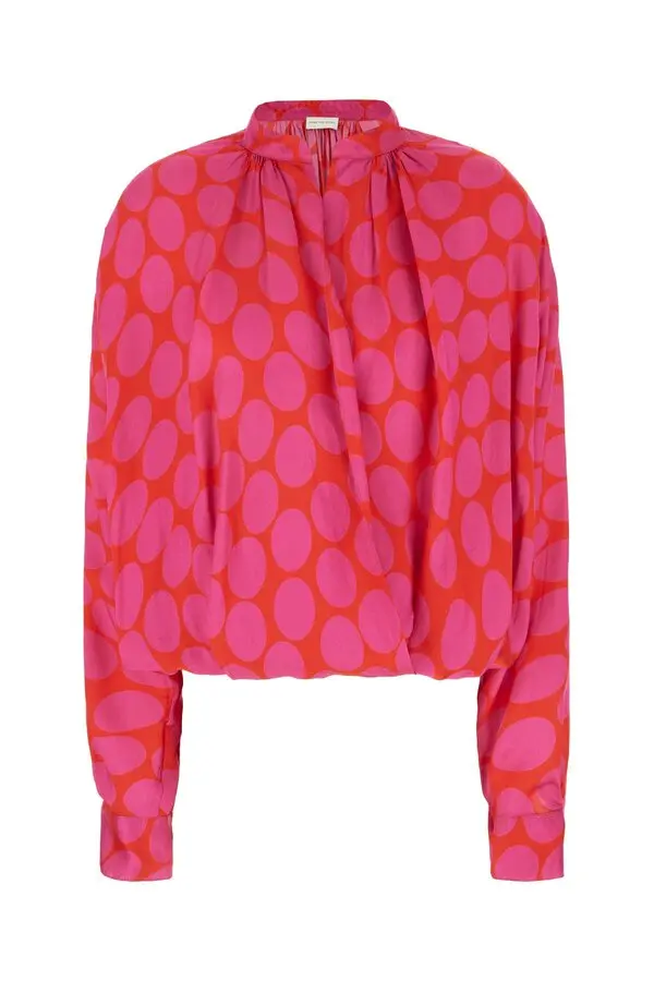 Dries Van Noten Printed Blouse