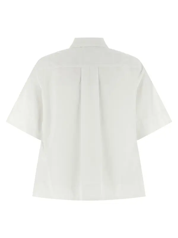 P.a.r.o.s.h Cotton Poplin Embroidered Shirt