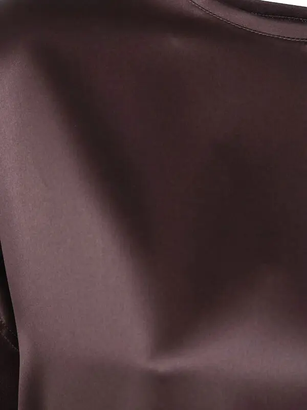 Brunello Cucinelli Short Sleeve Silk Blouse