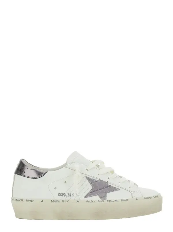 GOLDEN GOOSE Hi Star Leather Sneakers - Multicolor