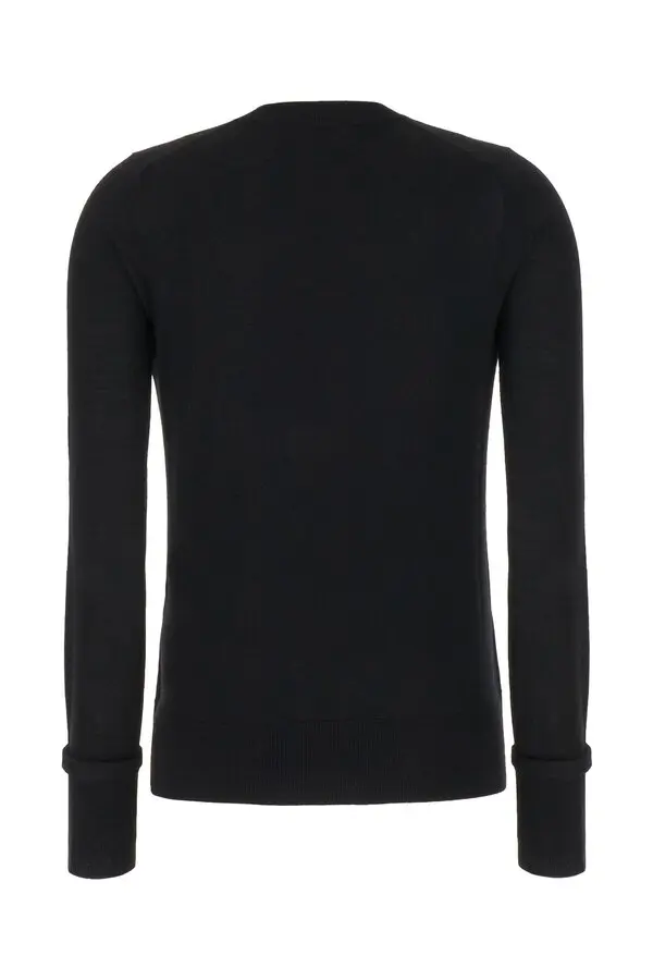 Chloé Crew Neck Knitwear With Embellished Cuffs - Multicolor