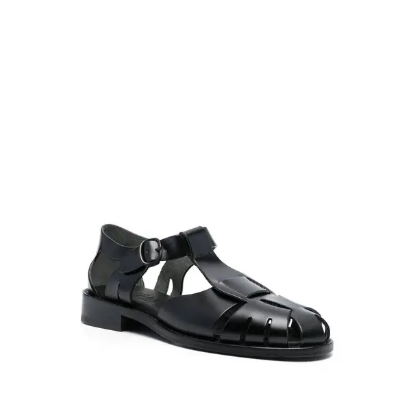 Hereu Calf Leather Caged Sandals