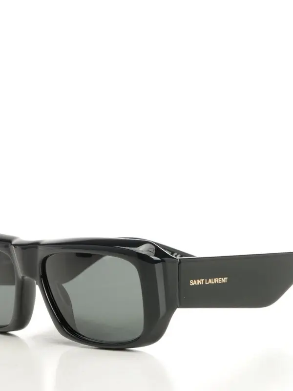 Saint Laurent Rectangular Frame Sunglasses - Black