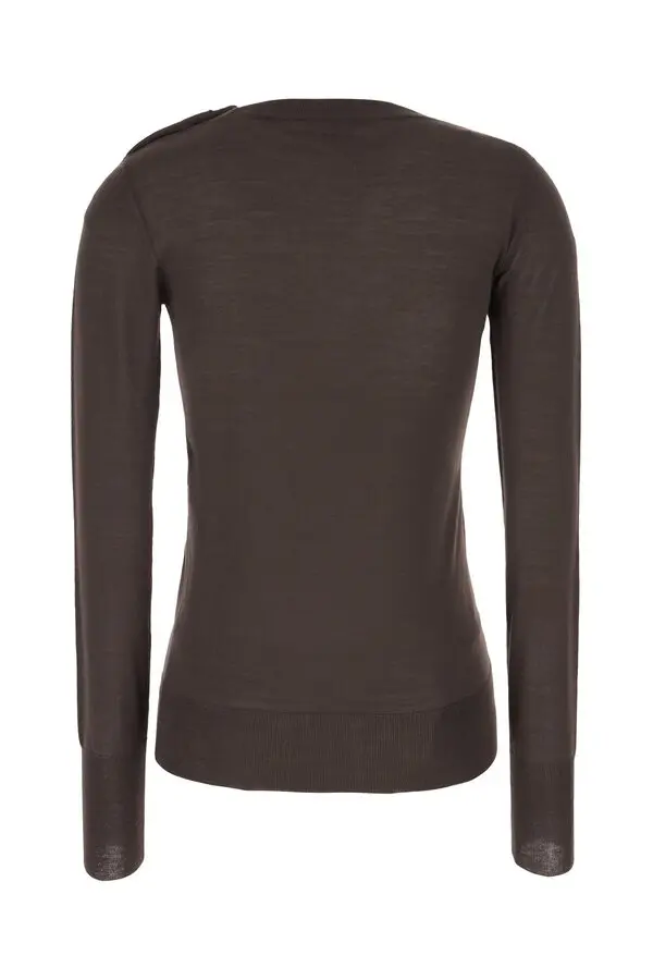 Stella McCartney Button Detailed Crew Neck Knitwear - Multicolor