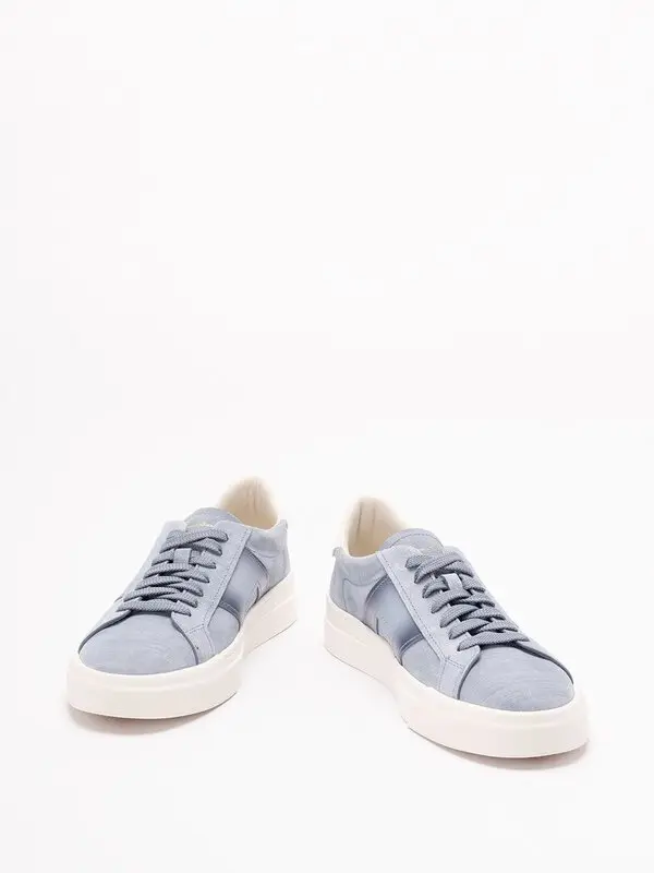 Santoni Lace-up Calf Leather Sneakers - Multicolor