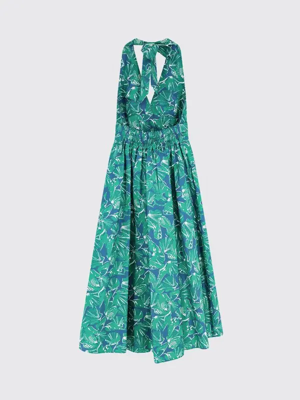 Max Mara Printed Halterneck Midi Dress