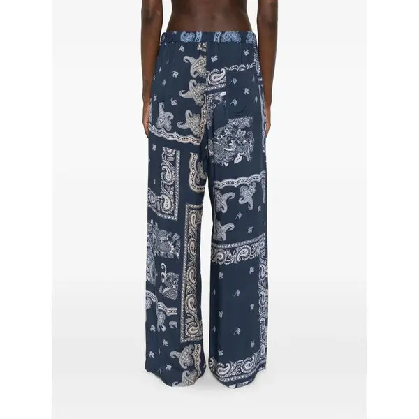Attico Palazzo Pants With Drawstring Waist