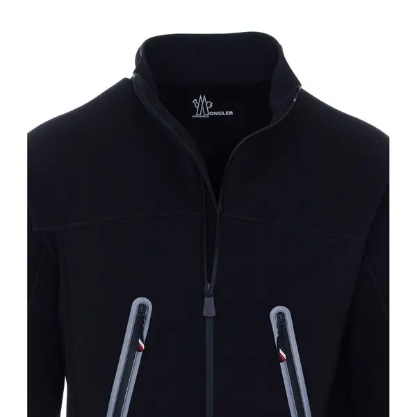 Moncler Long-sleeve Zip-up Cardigan With Logo