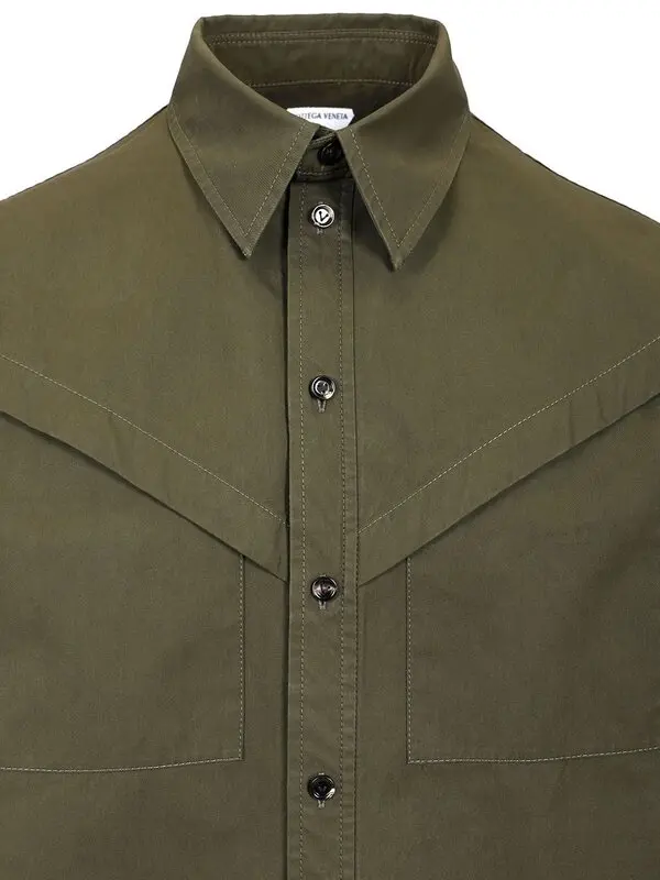 Bottega Veneta Lightweight Cotton Twill Shirt