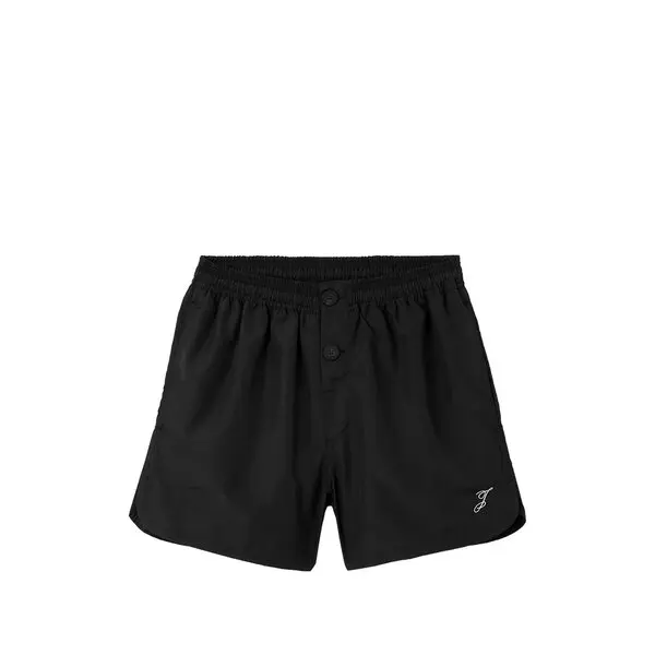Jacquemus Embroidered Logo Swim Shorts - Black
