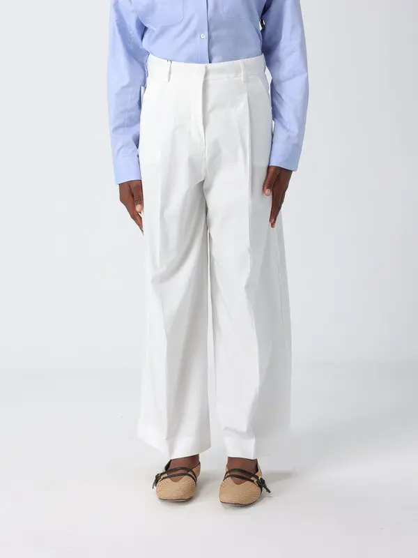 Max Mara Wide Leg Trousers - White