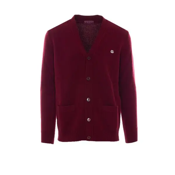 Gucci Embroidered Double G Cardigan