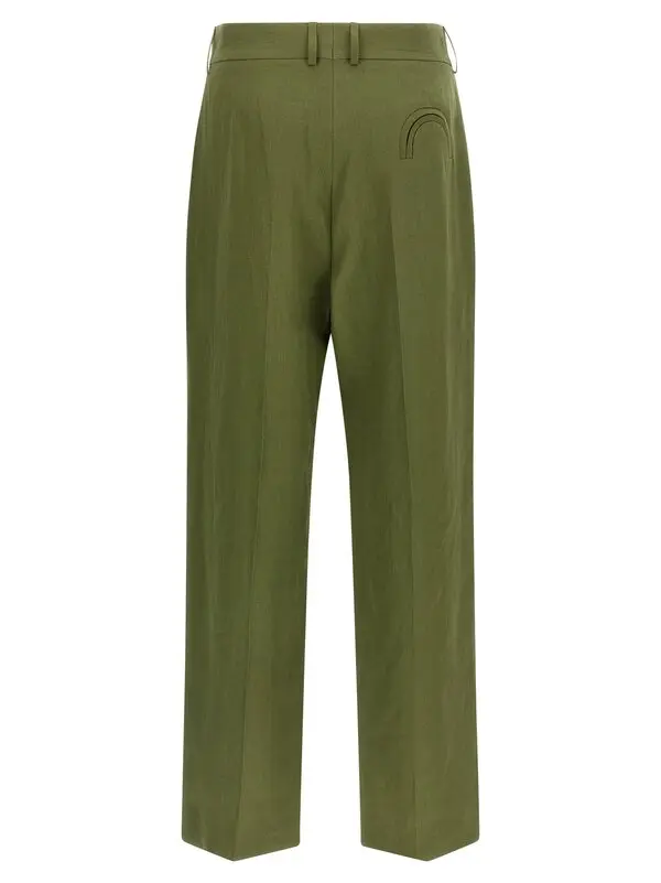 BLAZÉ MILANO Mid-day Sun Fox" Linen Trousers
