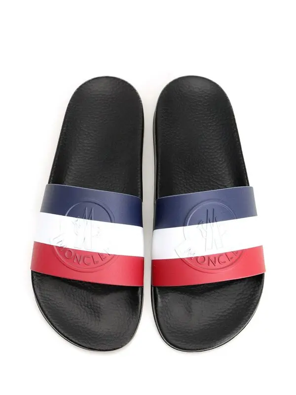 Moncler Basile Slides - Black