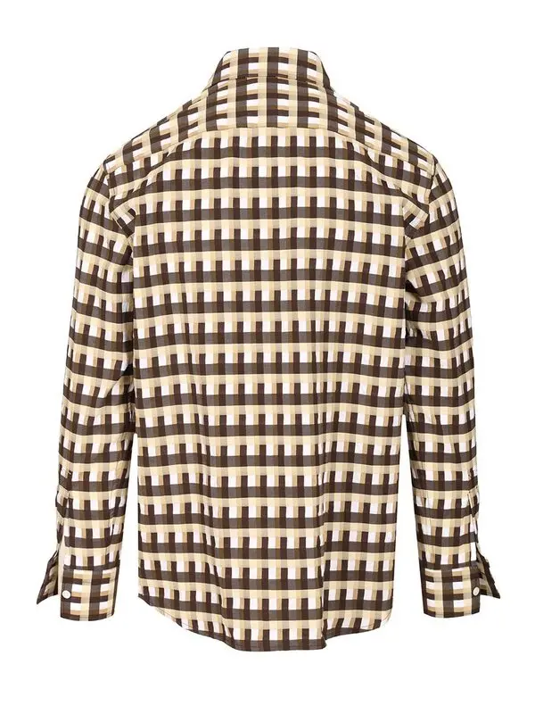 Bottega Veneta Checked Shirt